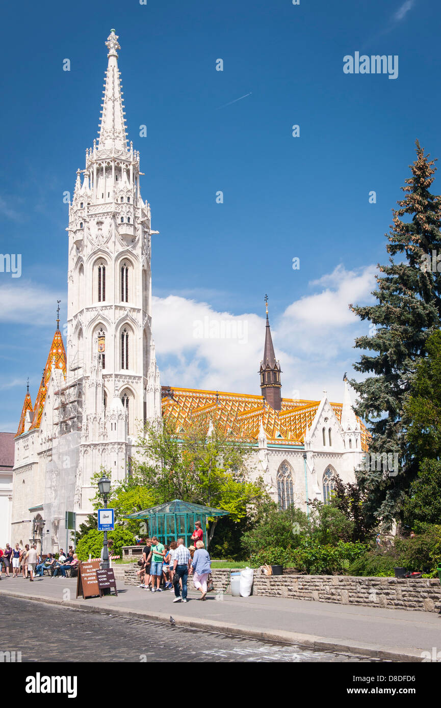 Hungary Budapest Holy Trinity Square Baroque Matyas Templom Matthias ...