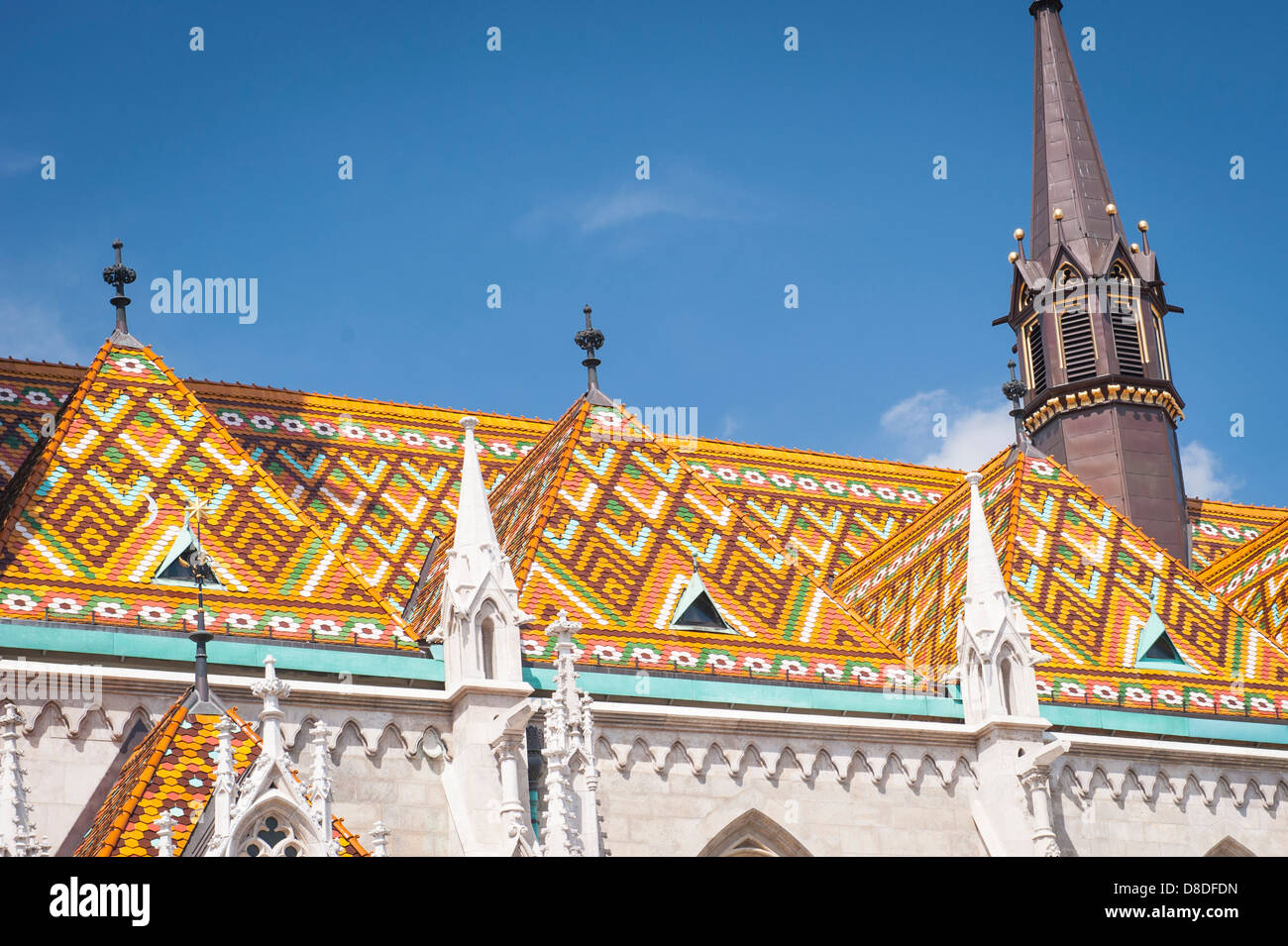 Hungary Budapest Holy Trinity Square Baroque Matyas Templom Matthias ...