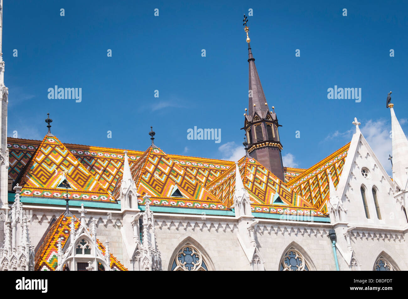 Hungary Budapest Holy Trinity Square Baroque Matyas Templom Matthias ...