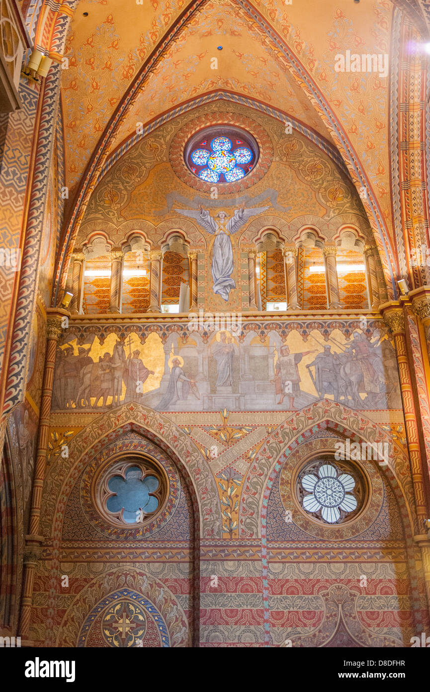 Hungary Budapest Holy Trinity Square Baroque Matyas Templom Matthias ...