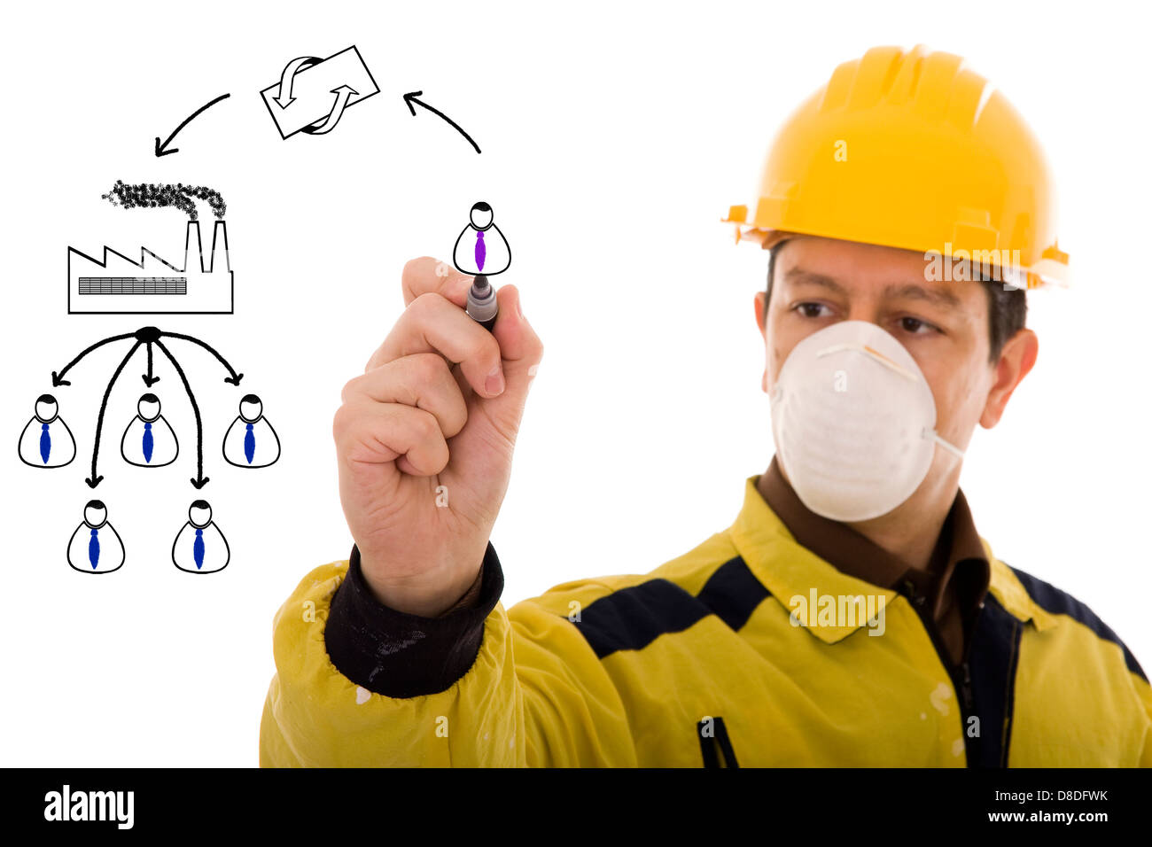 Hand engineer writing plan hi-res stock photography and images - Alamy