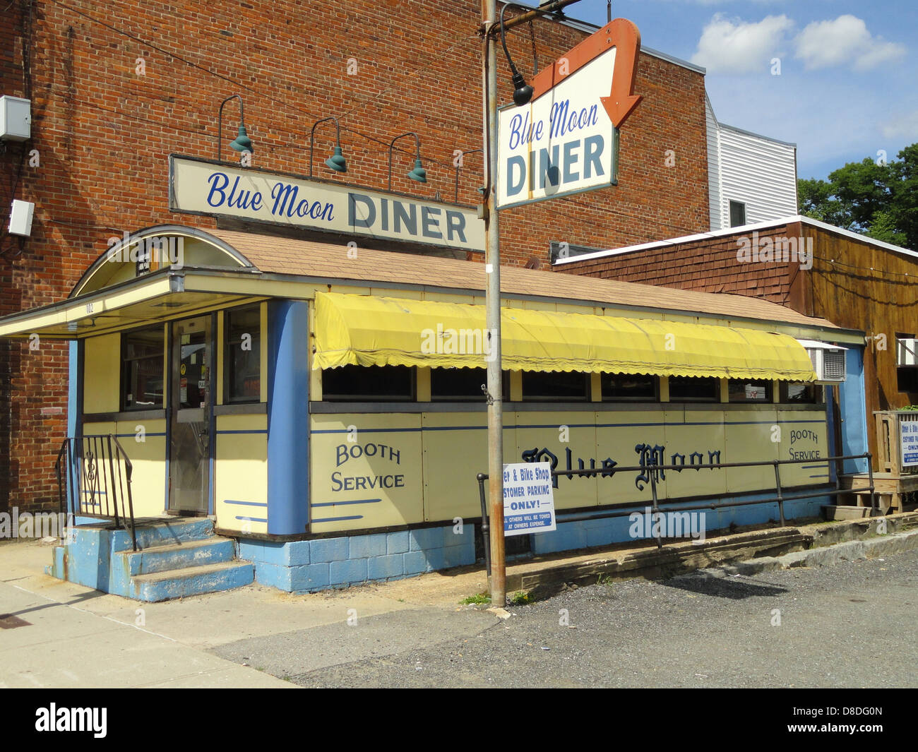 A classic diner restaurant in Gardner, Massachusetts, represents an ...