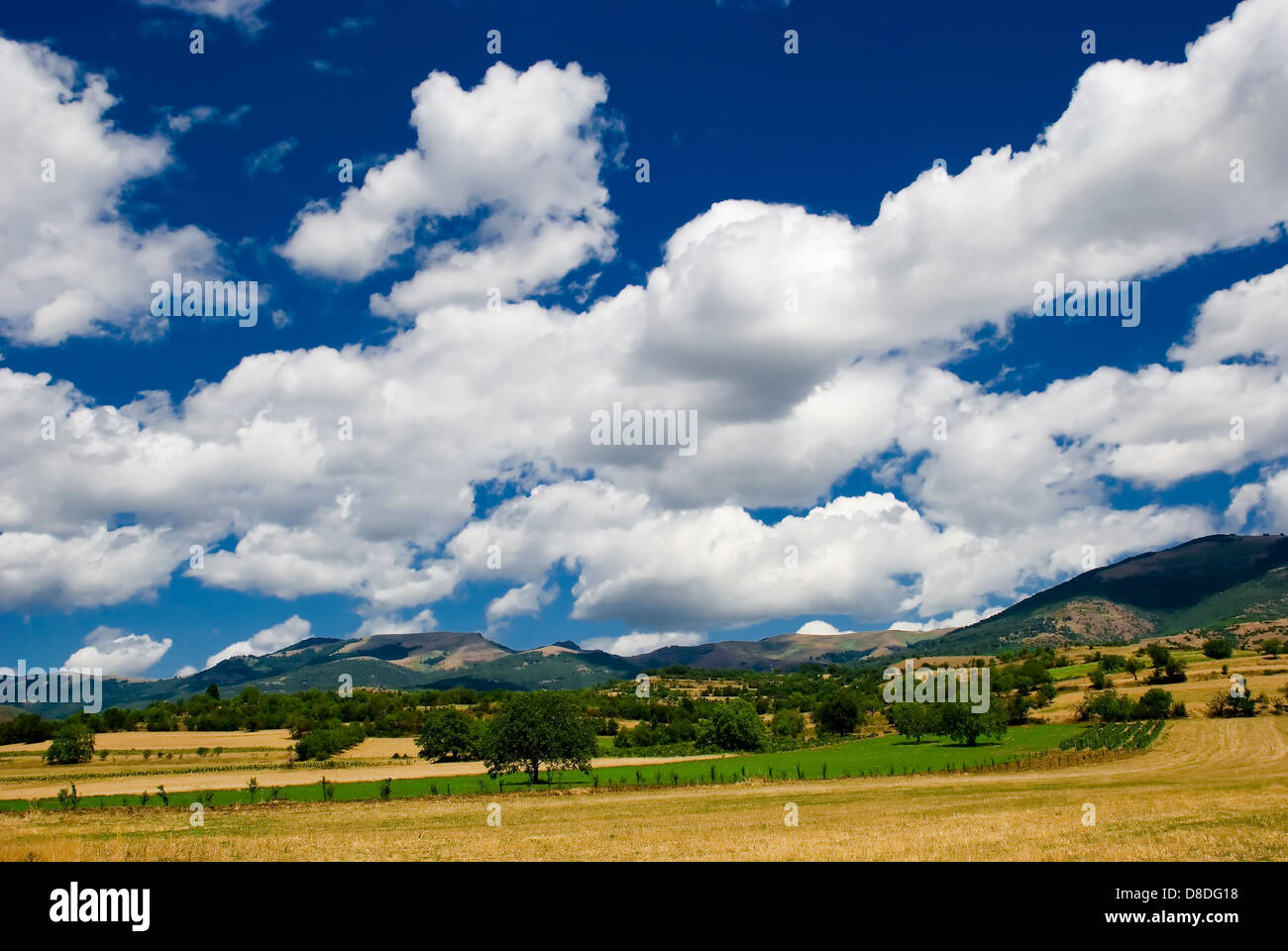Landscape of field Stock Photo - Alamy