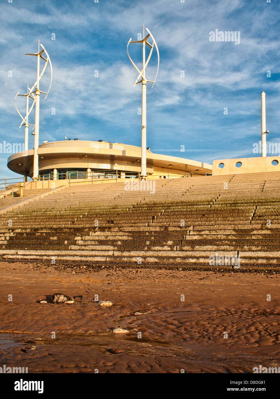 Cleveleys Beach, lancashire Stock Photo - Alamy