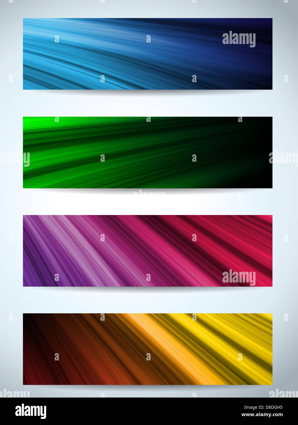Vectors - Colorful Web Banners Backgrounds Stock Photo - Alamy