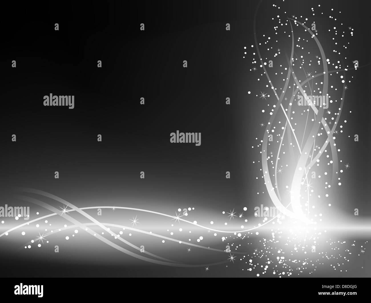 Black and White Glowing Lines Background. Editable Vector Illustration ...