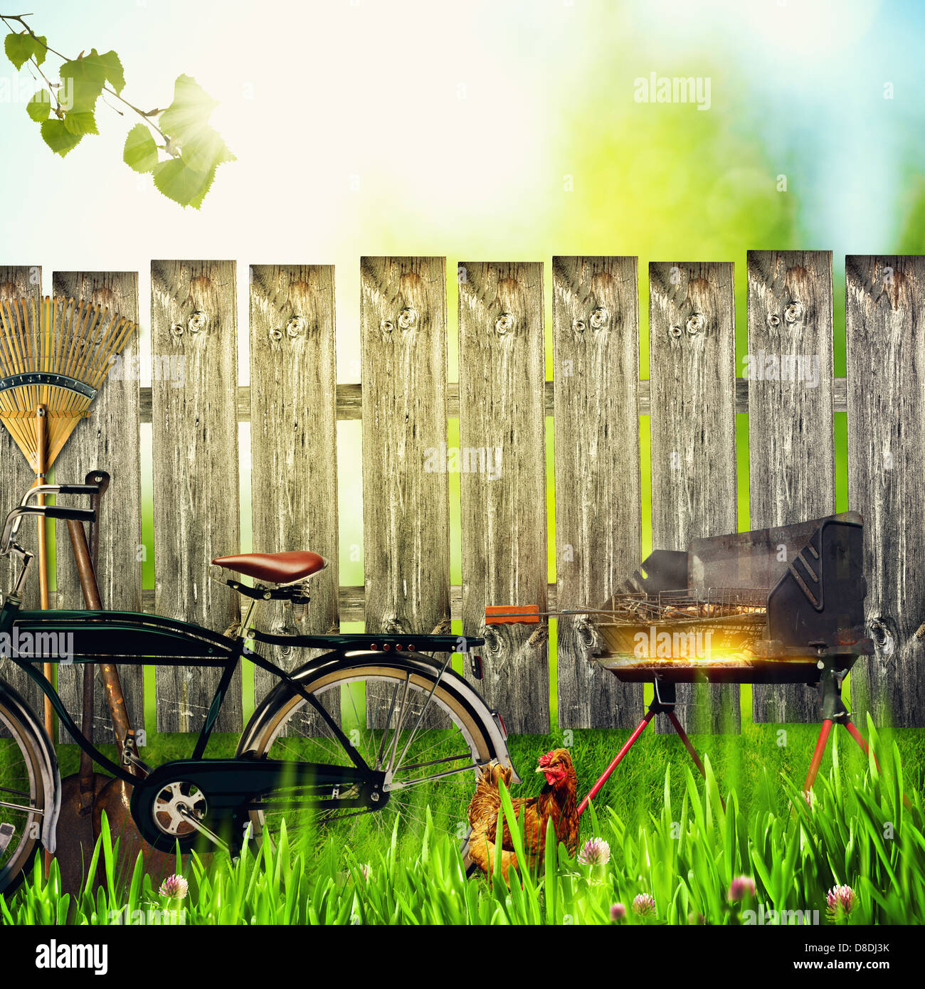 On the farm, abstract environmental backgrounds Stock Photo - Alamy