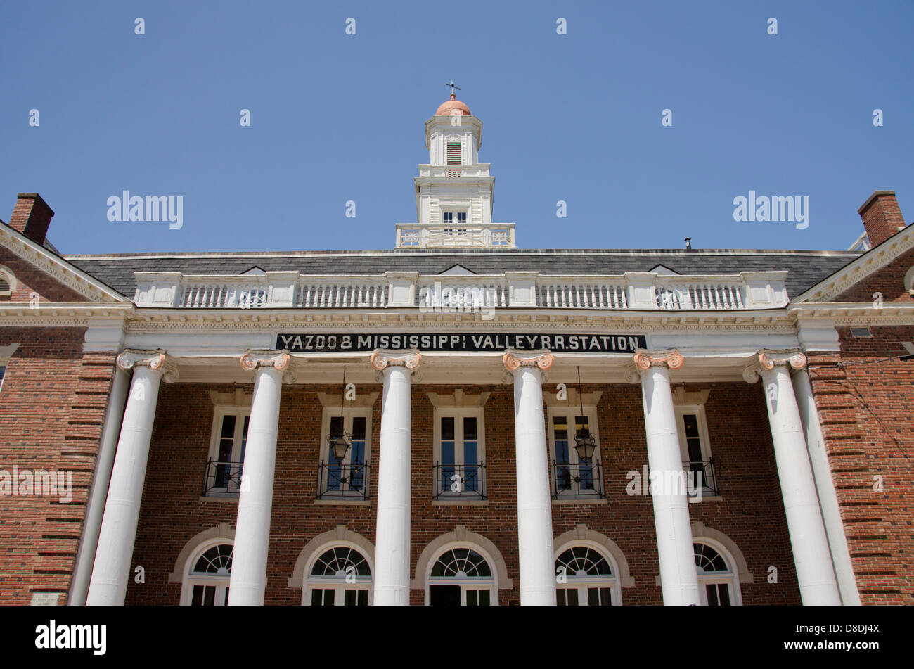 Mississippi, Vicksburg. Historic Vicksburg Depot, Old Depot Museum Stock Photo - Alamy