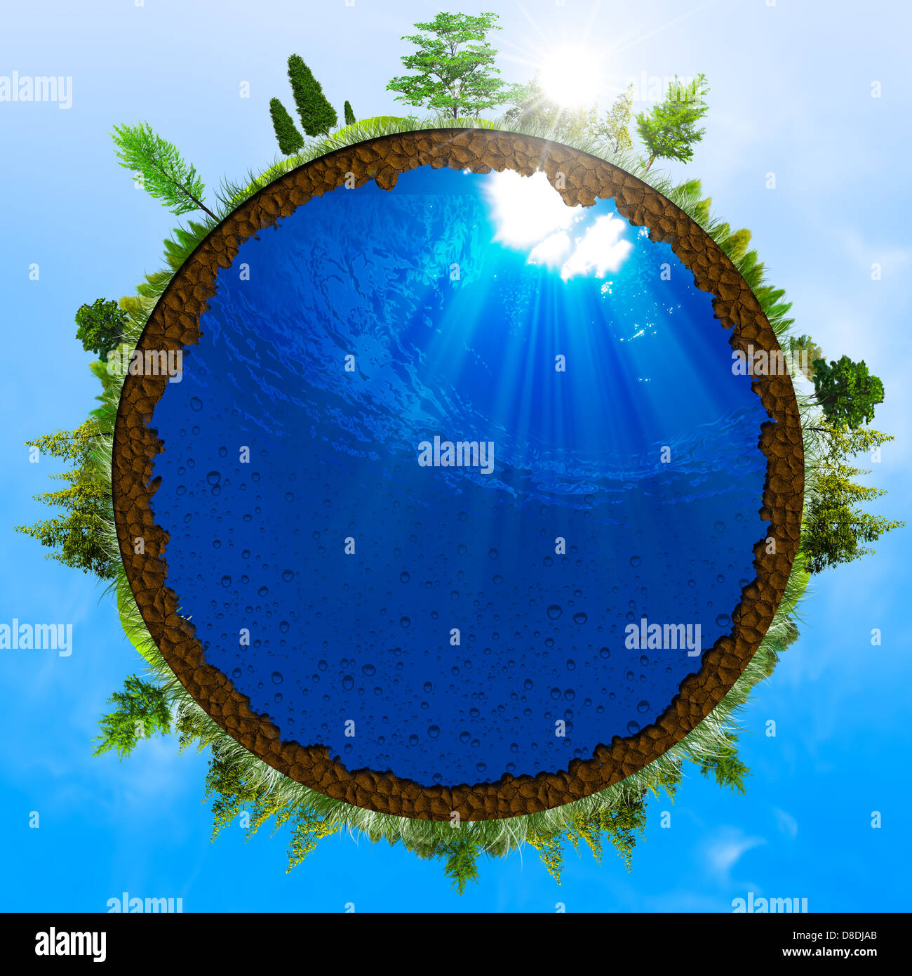 Green world, abstract environmental concept for your design Stock Photo ...