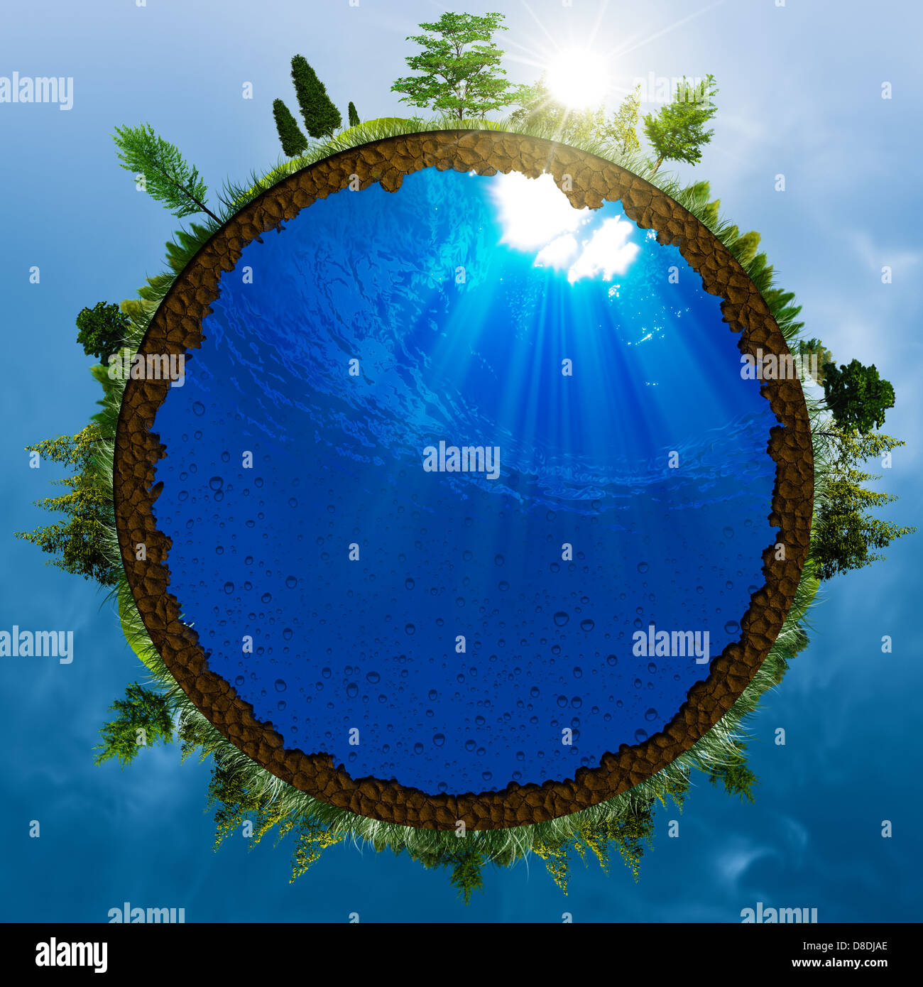 Green world, abstract environmental concept for your design Stock Photo ...