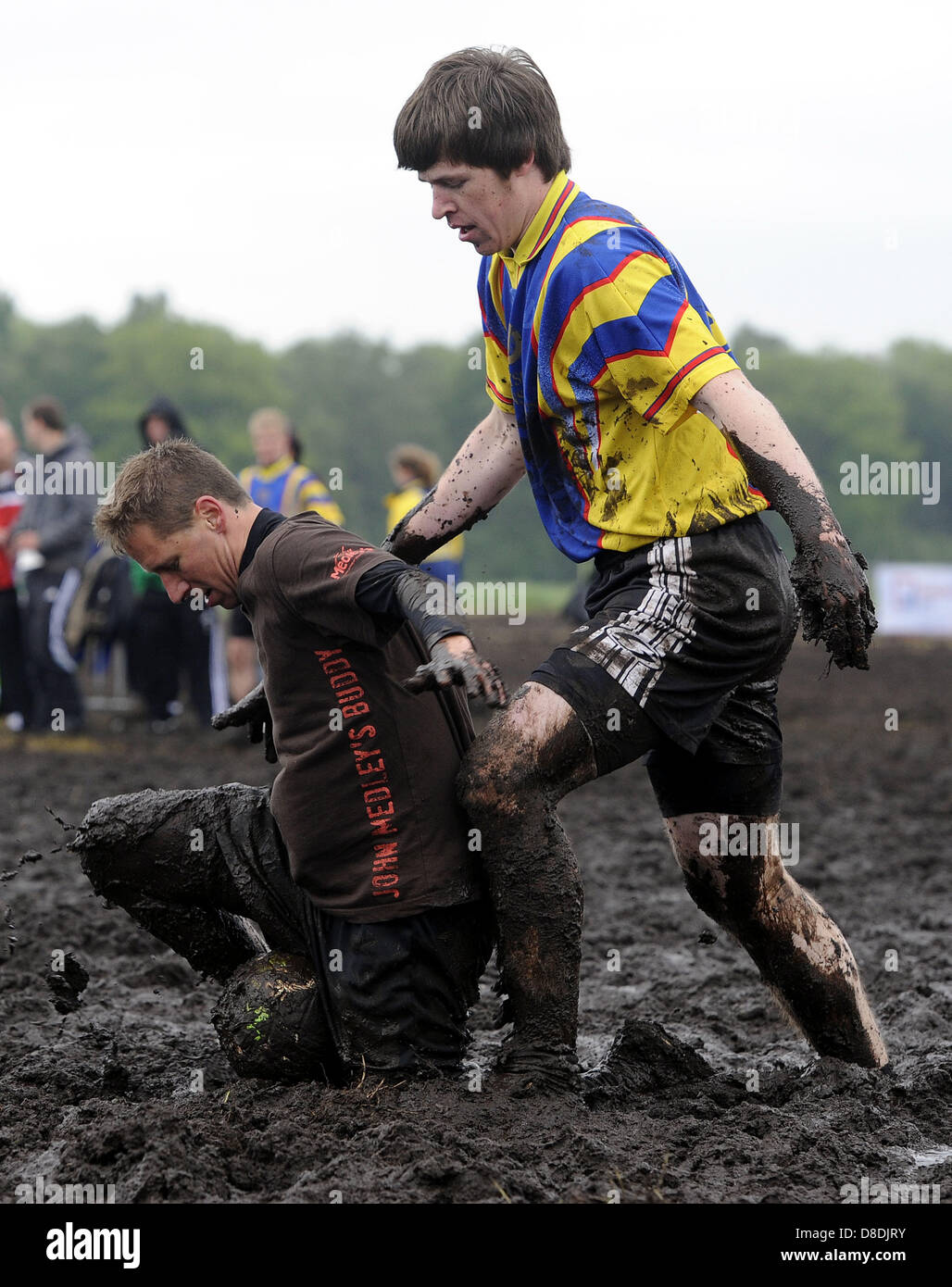 Rieste, Germany. 26th May, 2013. Players from Bramstedter Bier Barone ...