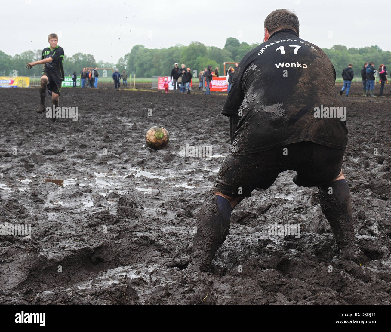 Rieste, Germany. 26th May, 2013. The goalkeeper of team Grashopper from ...