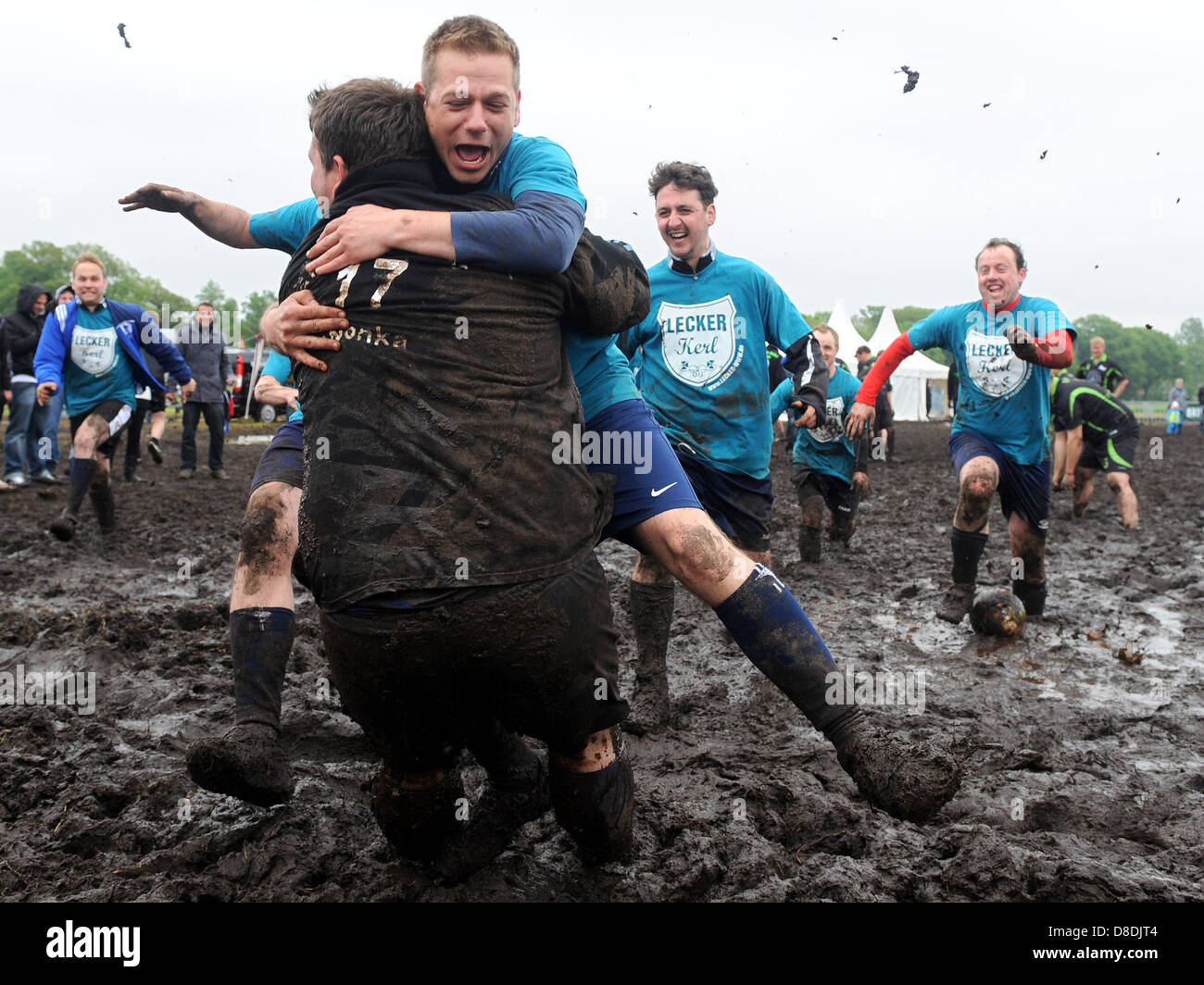 Mud soccer goalkeeper hi-res stock photography and images - Alamy