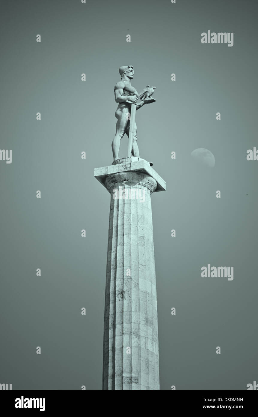 Belgrade Winner monument at Kalemegdan fortress in Belgrade,Serbia ...
