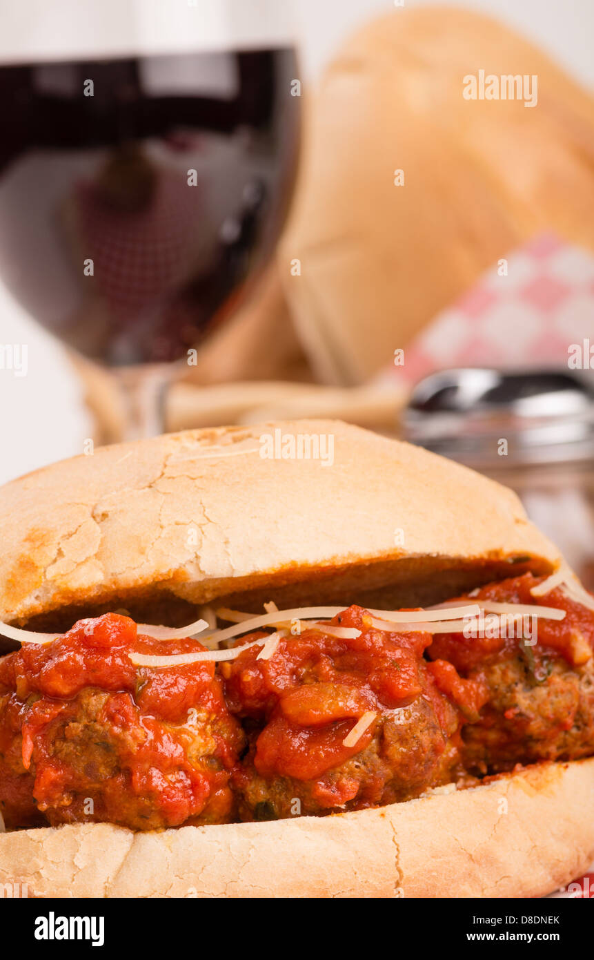 Meatball sub hi-res stock photography and images - Alamy