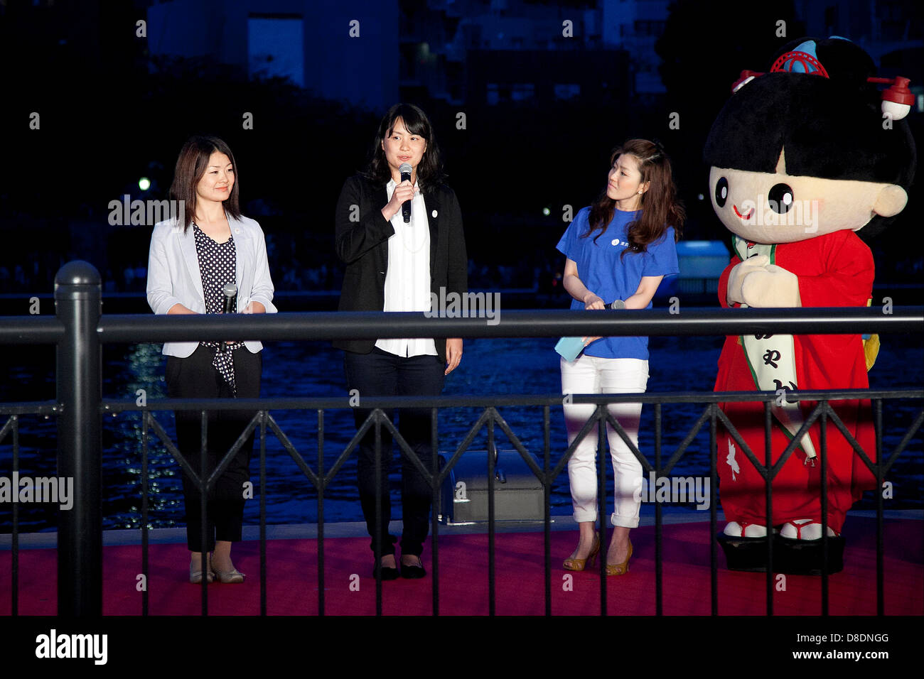 Tokyo, Japan. 26th May, 2013. - (L to R) The track and field athlete ...