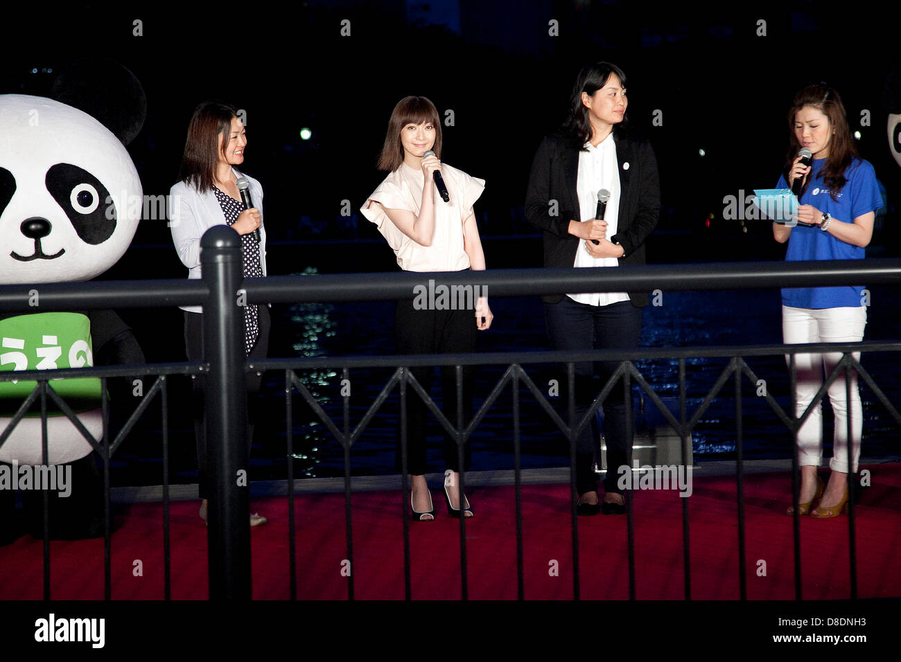 Tokyo, Japan. 26th May, 2013. - (L to R) The track and field athlete ...