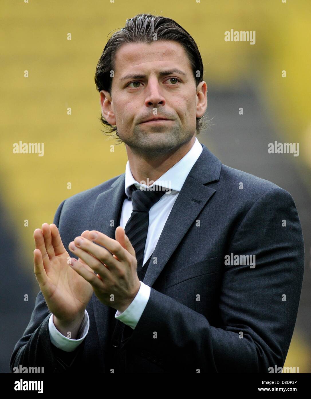Borussia Dortmund's Roman Weidenfeller takes part in the team reception ...