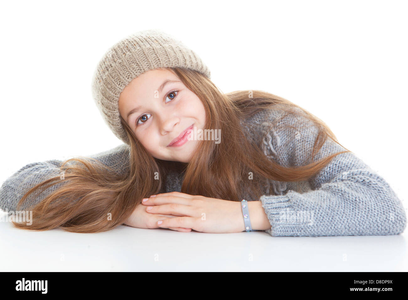 happy healthy smiling child kid or girl Stock Photo - Alamy