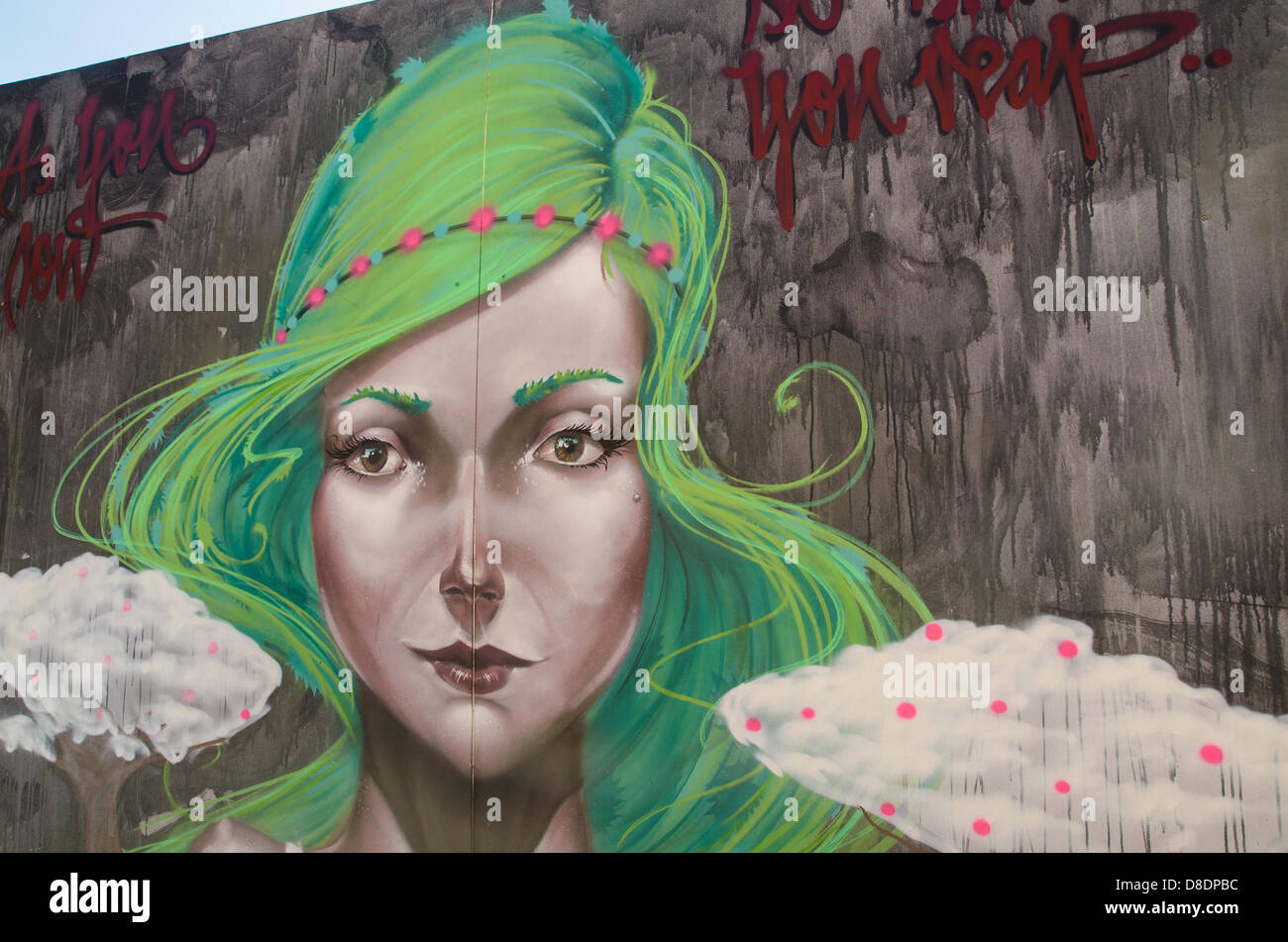 Bristol, UK. 26th May, 2013. Upfest - an annual street art festival ...