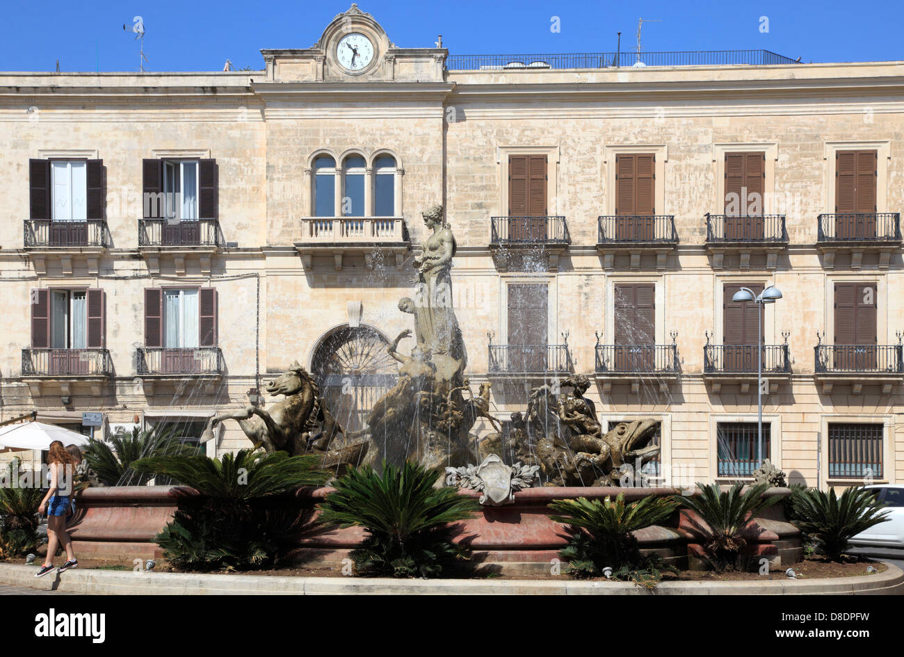 Italy, Sicily, Siracusa, Piazza Archimede, Diana Fountain Stock Photo ... Italy, Sicily, Siracusa, Piazza Archimede, Diana Fountain Stock Photo ...