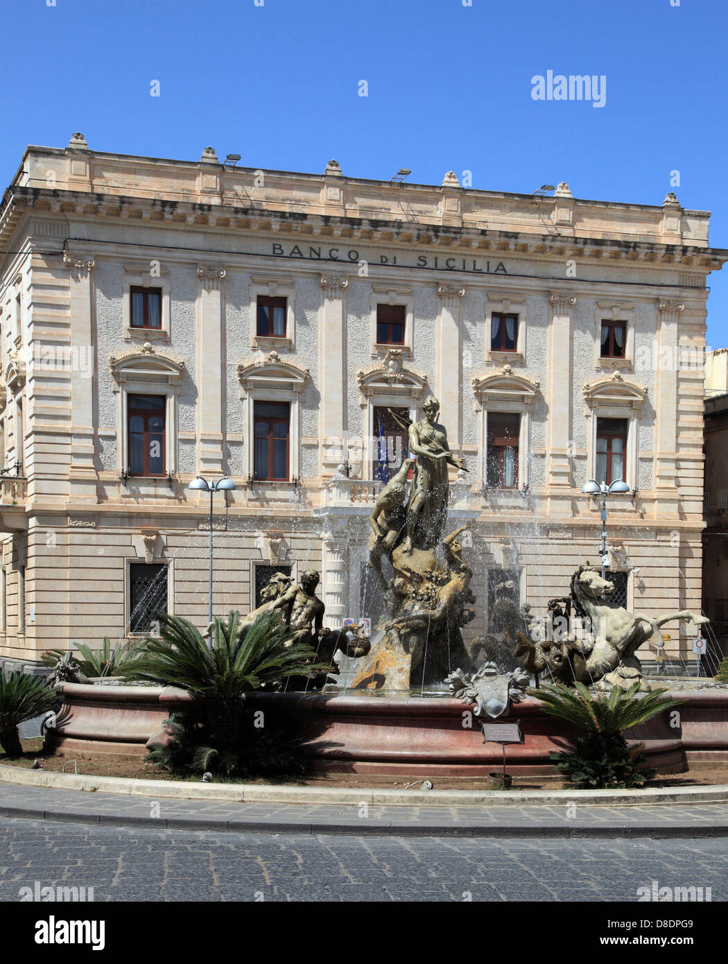 Italy, Sicily, Siracusa, Piazza Archimede, Diana Fountain Stock Photo ... Italy, Sicily, Siracusa, Piazza Archimede, Diana Fountain Stock Photo ...