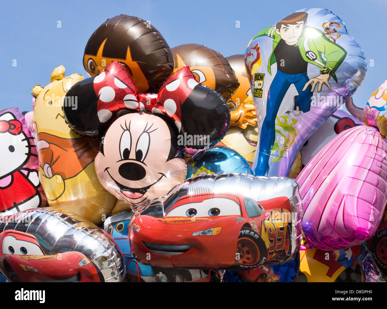 Helium cartoon characters balloons hi-res stock photography and images ...