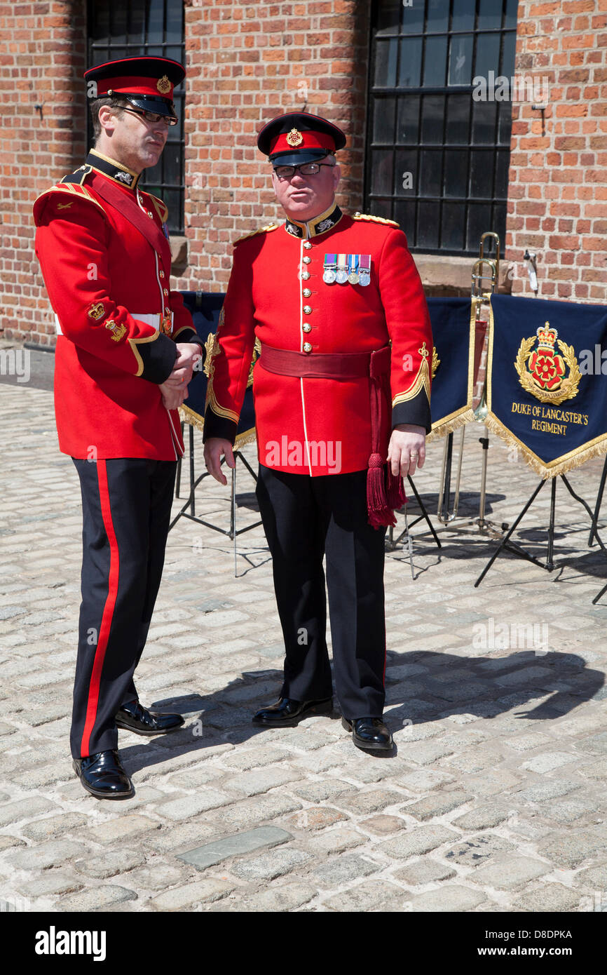 Liverpool, Merseyside, UK, 26th May, 2013. Bandsmen from the Duke of ...