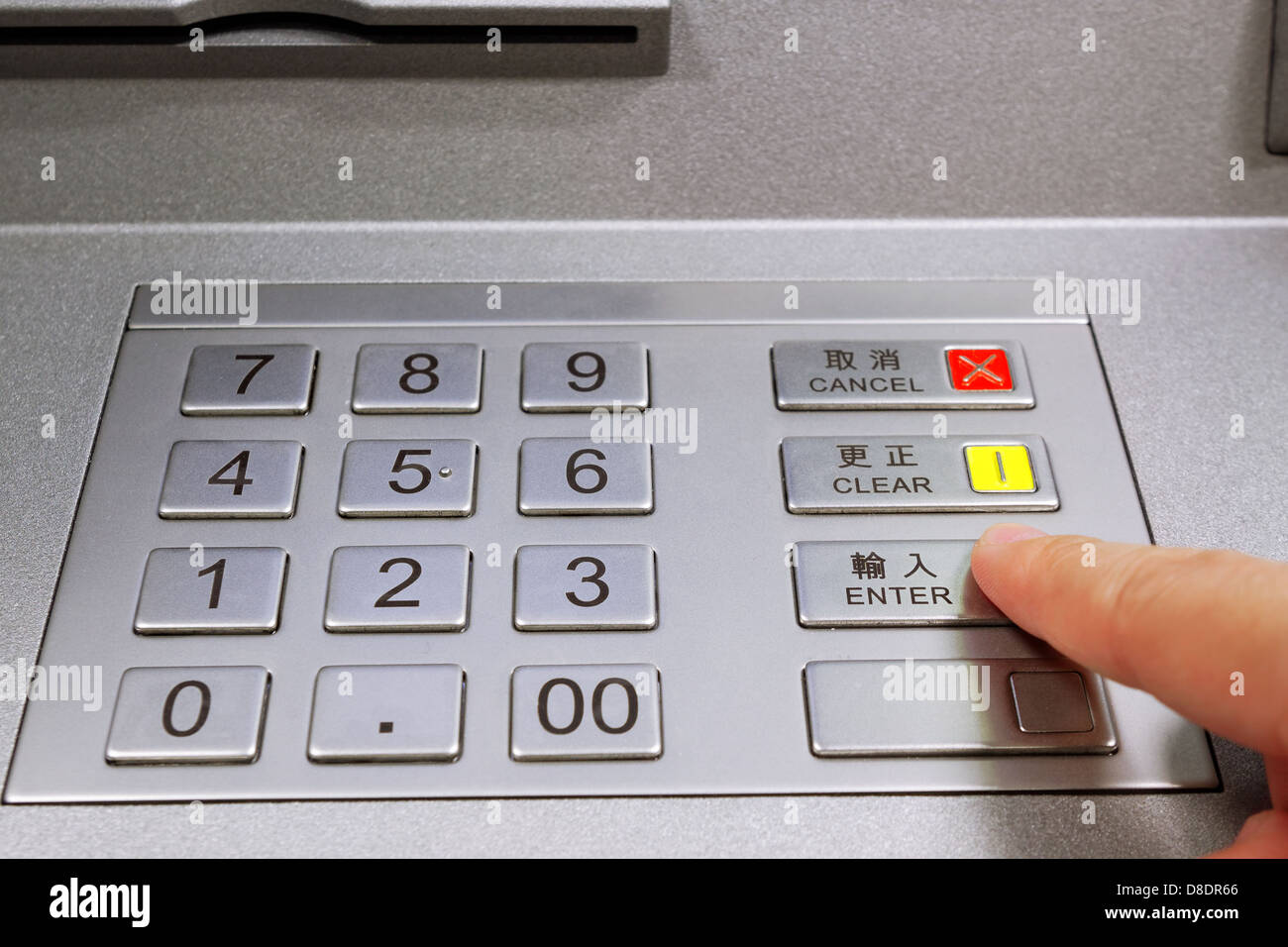 Press ATM EPP keyboard Stock Photo - Alamy