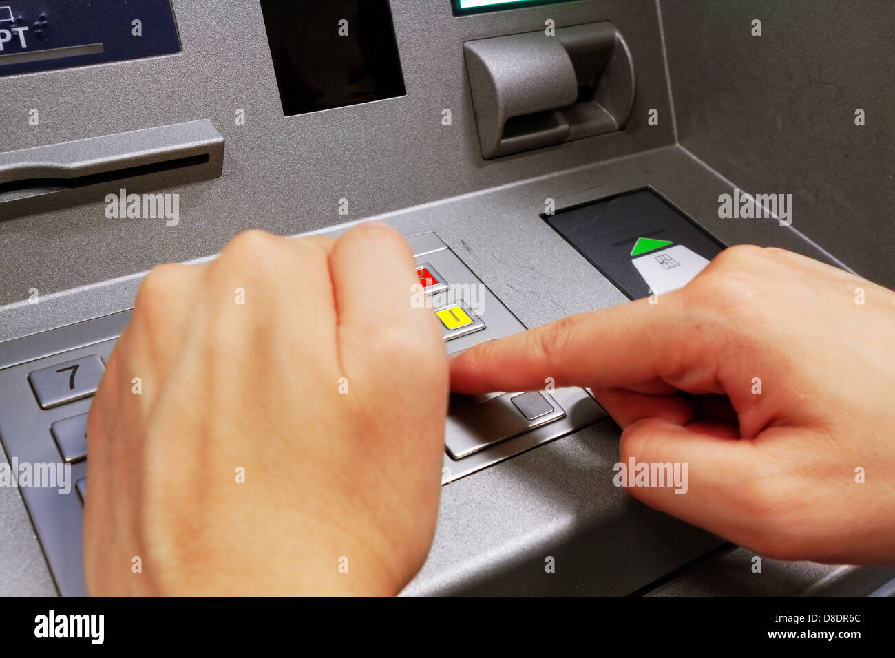 Press ATM EPP keyboard Stock Photo - Alamy
