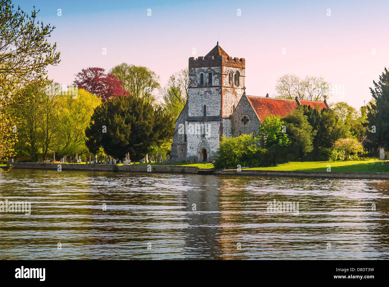 All Saints Church Bisham across the River Thames, Marlow ...