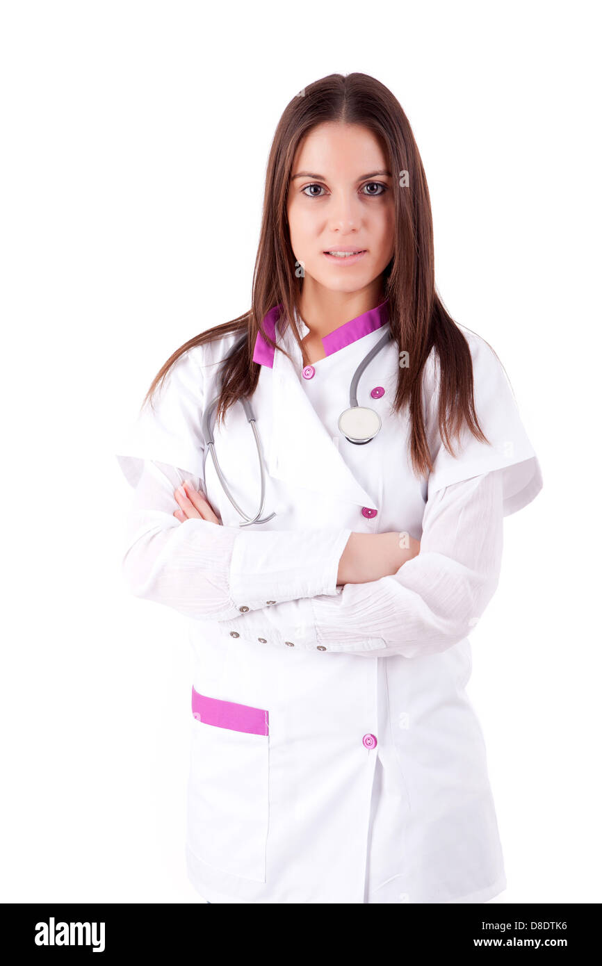 Young and sucessful medic posing Stock Photo - Alamy