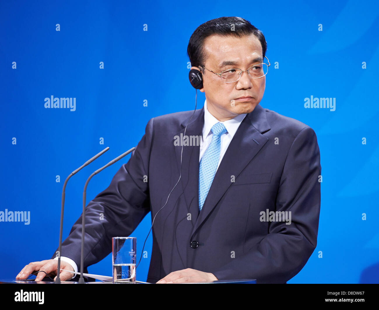 Berlin, Germany. 26 May 2013. Angela Merkel, German Chancellor and Li ...