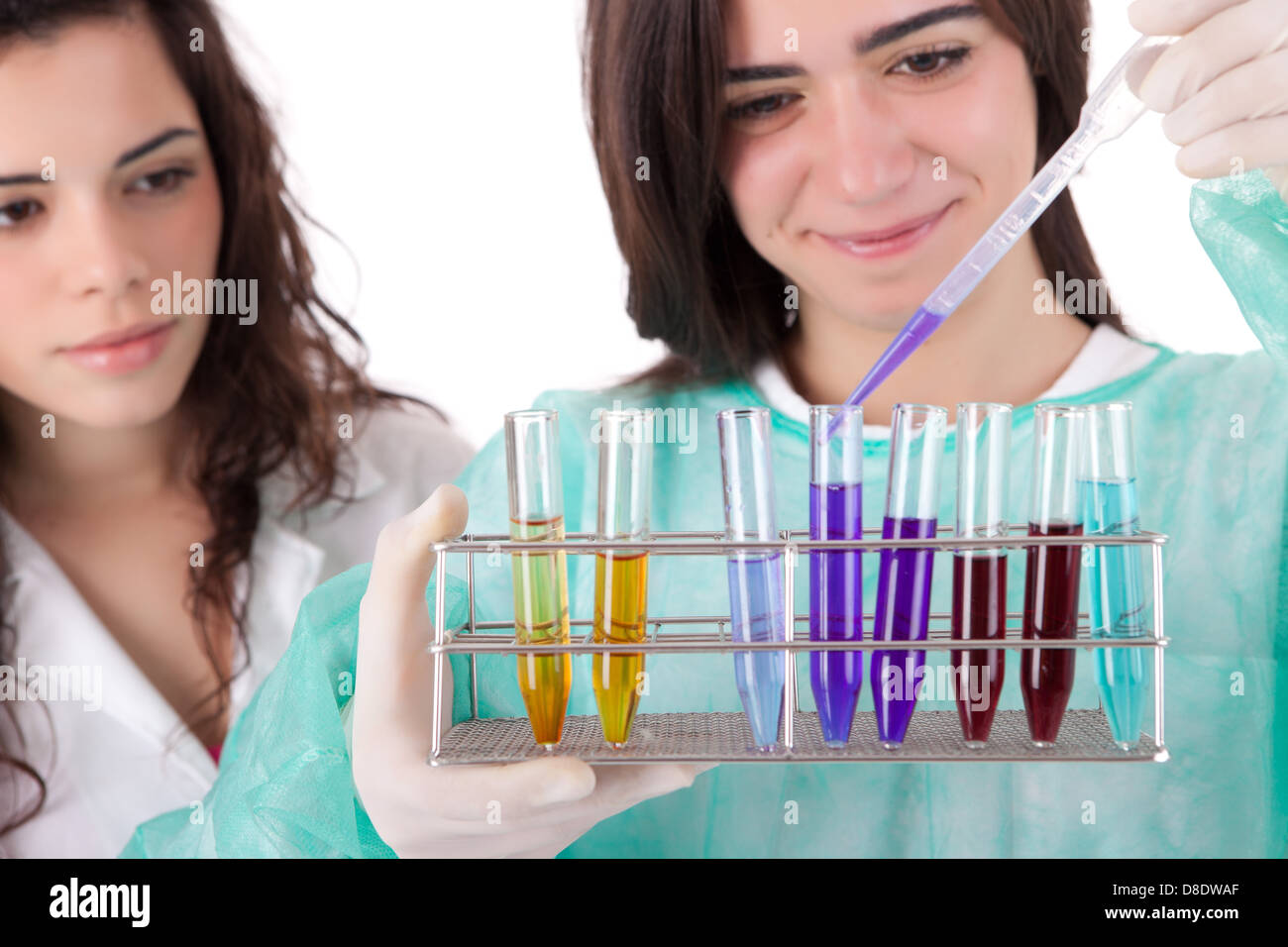 Team of young scientists at laboratory Stock Photo - Alamy