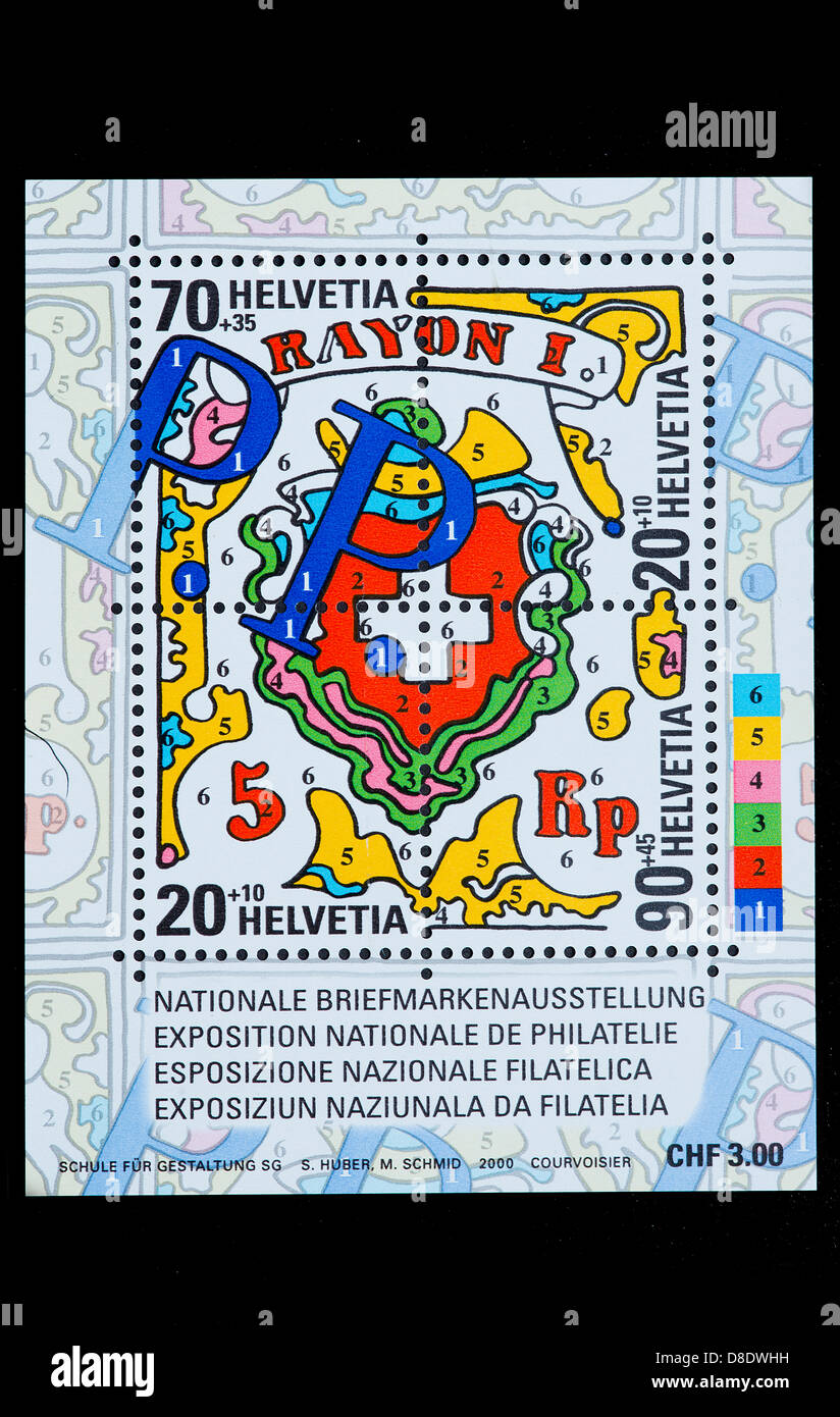 Four postage stamps hi-res stock photography and images - Alamy