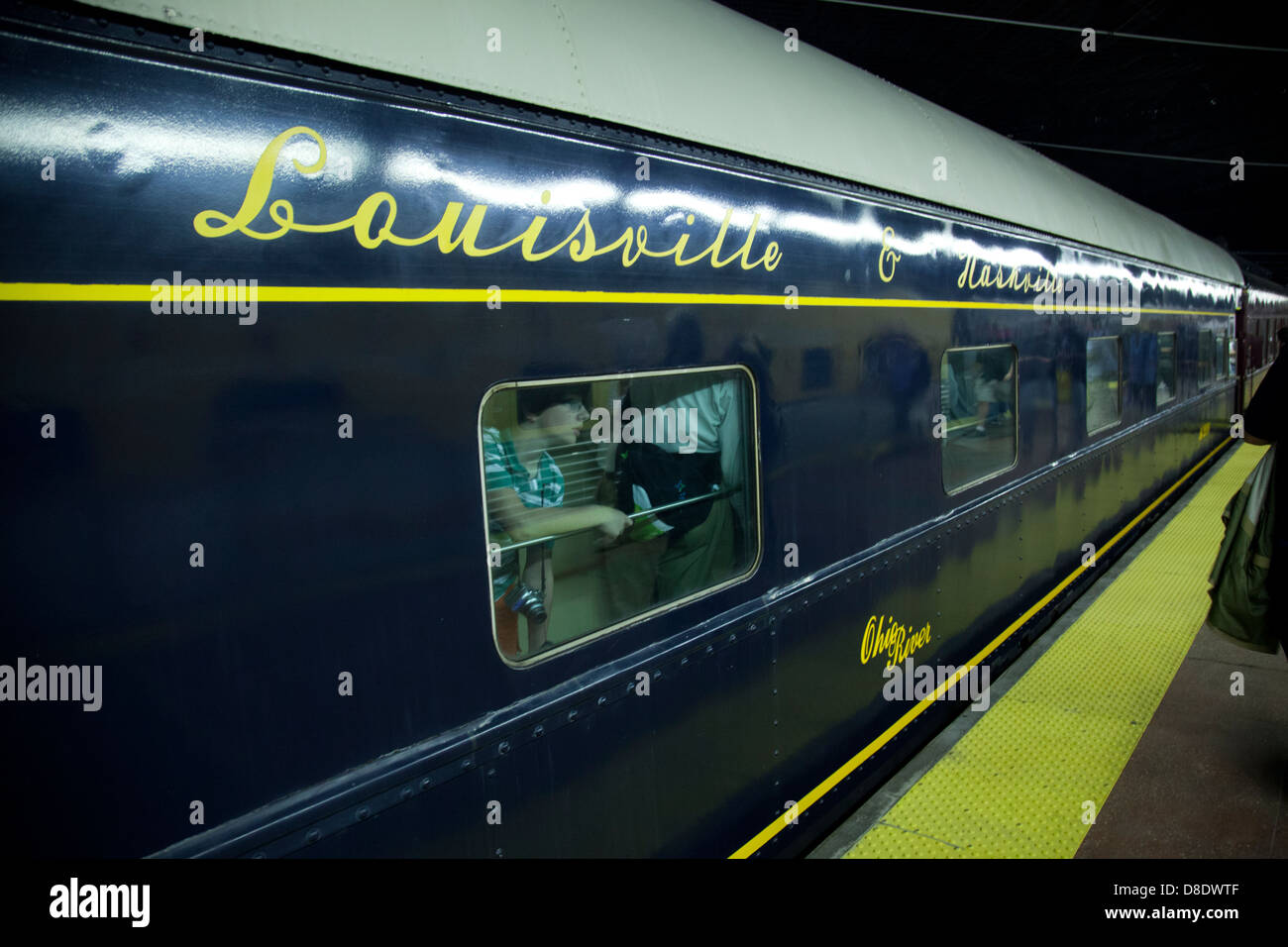 Grand Central Station Parade of trains event Stock Photo - Alamy