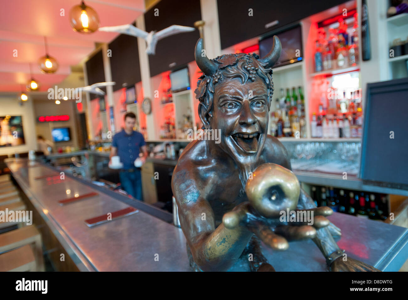 USA Kentucky KY Louisville 21C Museum Hotel bar - devil sculptor made ...