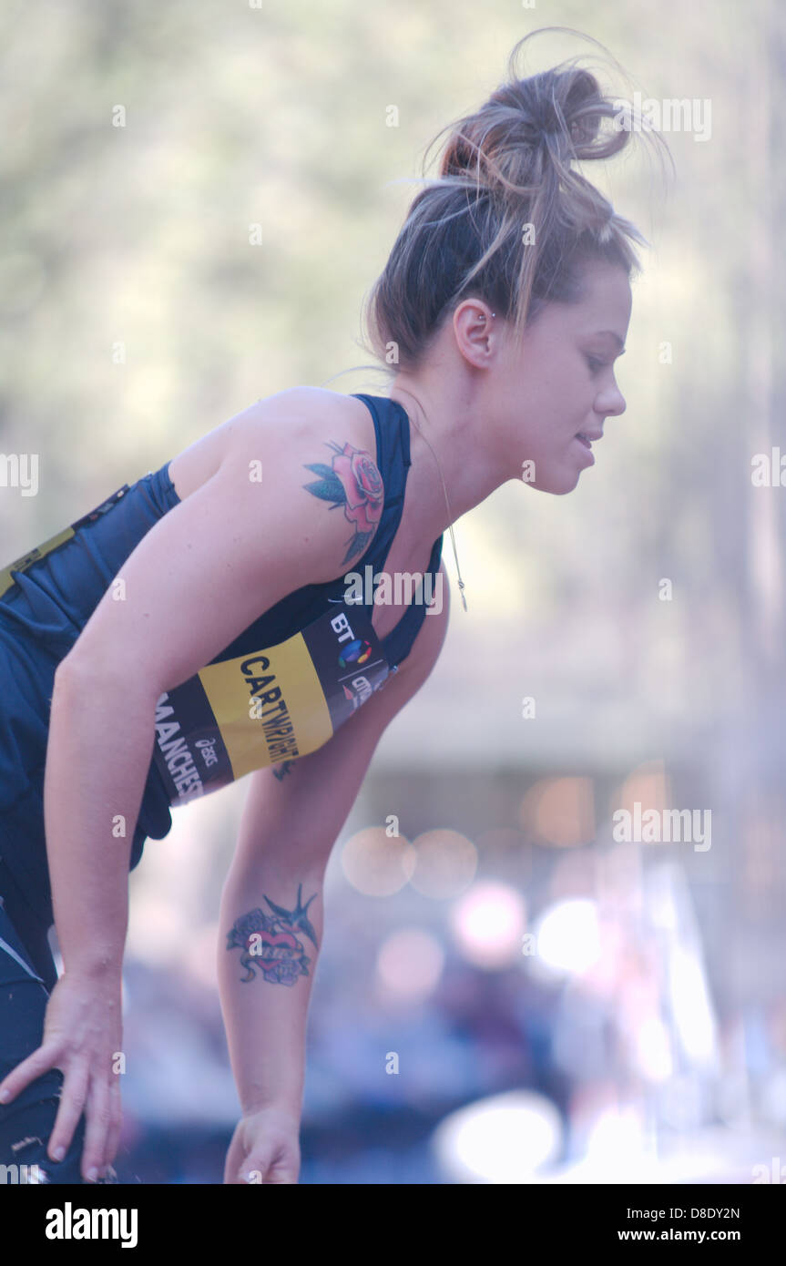 Kelly Cartwright of Australia competing in the long jump at the BT ...