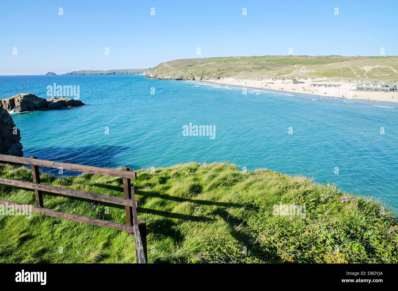 Perranporth, Cornwall, UK Stock Photo - Alamy