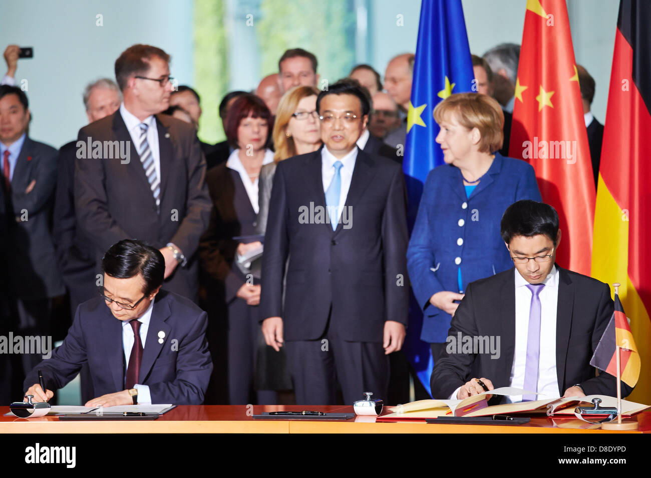 Berlin, Germany. 26th May 2013. Germany and China signed on Sunday with ...