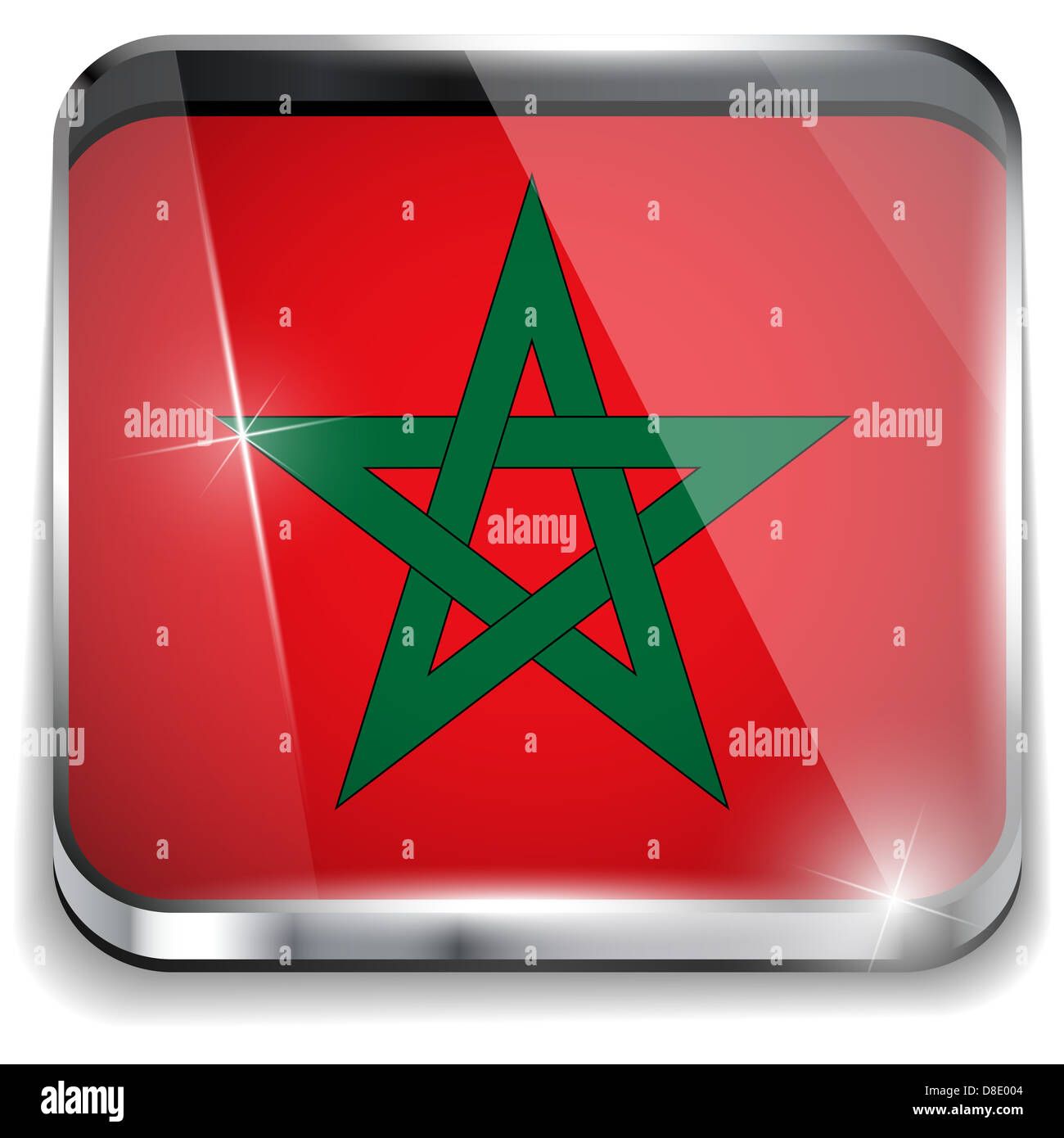 Vector - Morocco Flag Smartphone Application Square Buttons Stock Photo ...