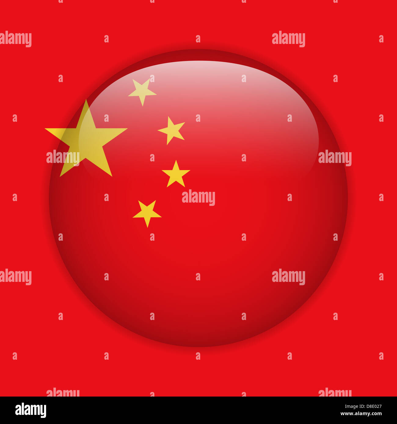 Vector - China Flag Glossy Button Stock Photo - Alamy