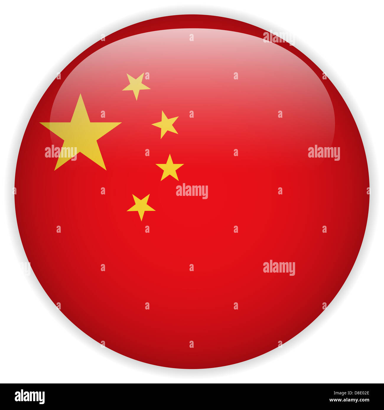 Vector - China Flag Glossy Button Stock Photo - Alamy
