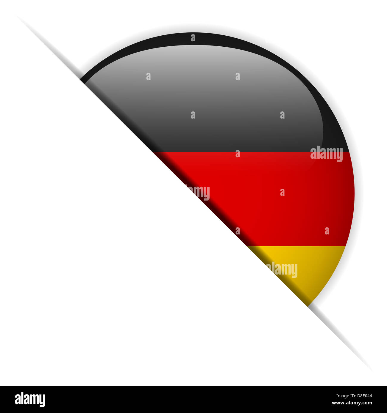 Vector - Germany Flag Glossy Button Stock Photo - Alamy