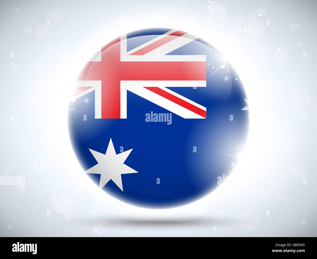 Vector - Australia Flag Glossy Button Stock Photo - Alamy