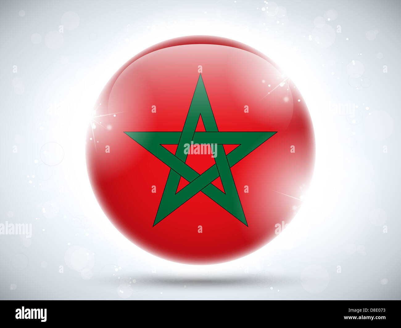 Vector - Morocco Flag Glossy Button Stock Photo - Alamy