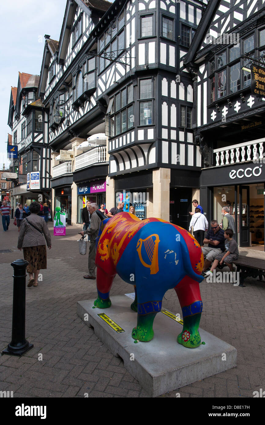 The Rows in Chester are ancient buildings that house many stores and ...