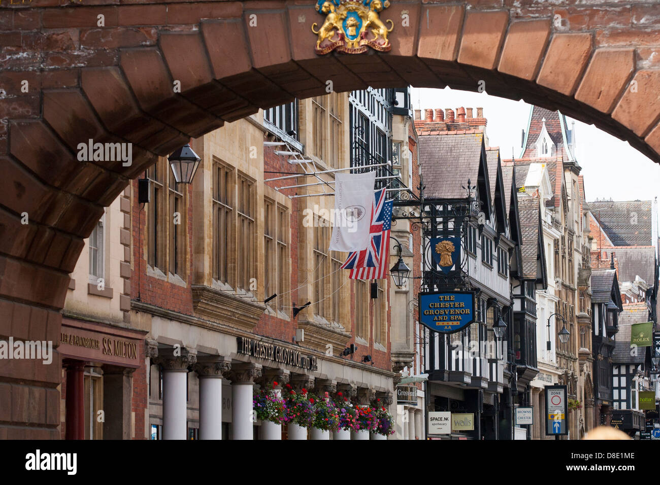 The Rows in Chester are ancient buildings that house many stores and ...