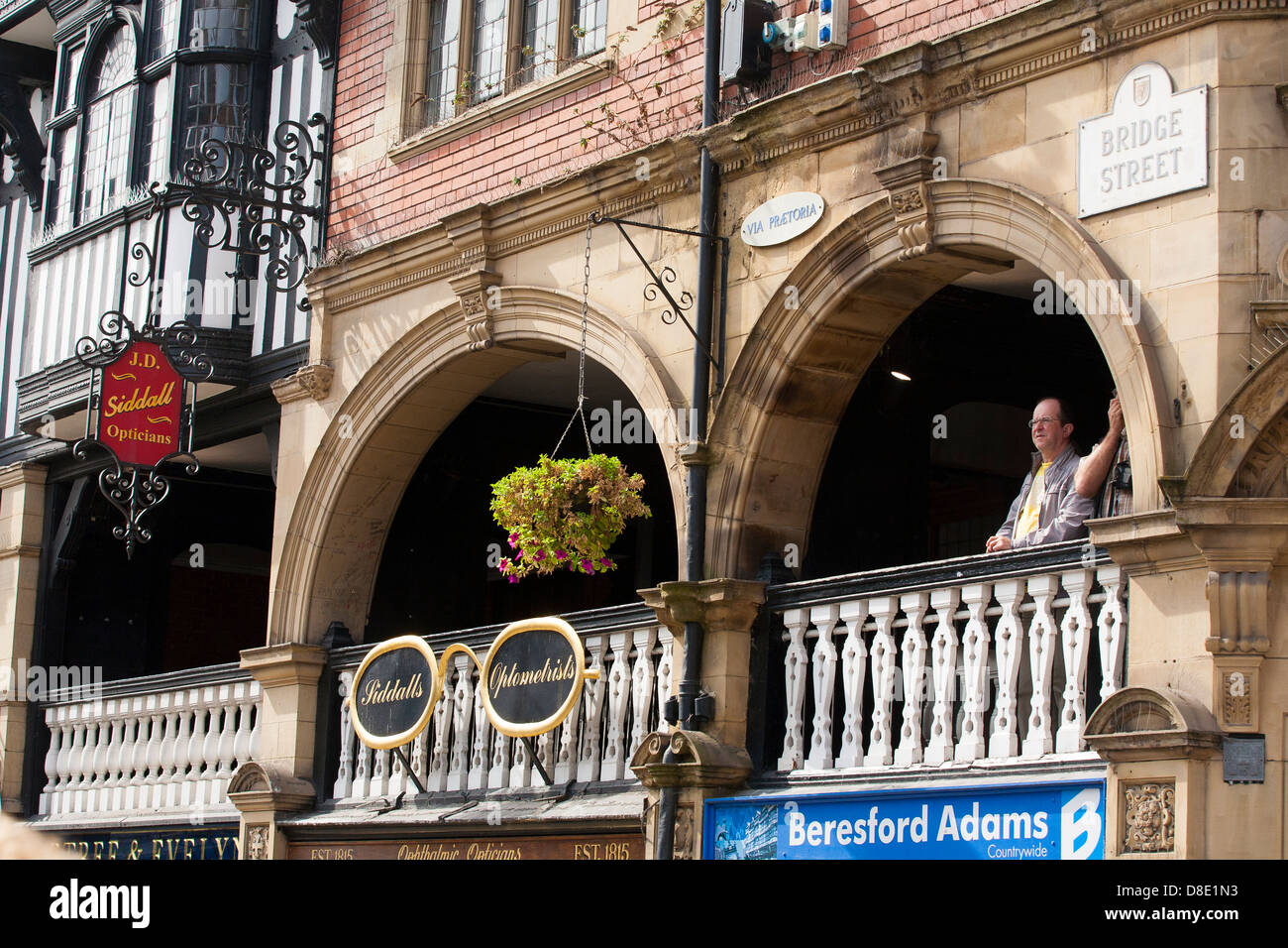 The Rows in Chester are ancient buildings that house many stores and ...