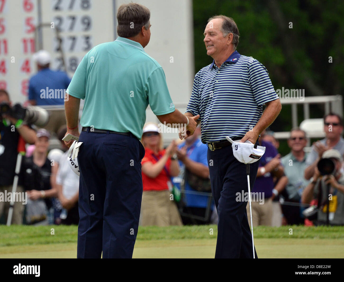 May 25, 2013 - St. Louis, MO, USA - May 26, 2013: Kenny Perry and Jay ...